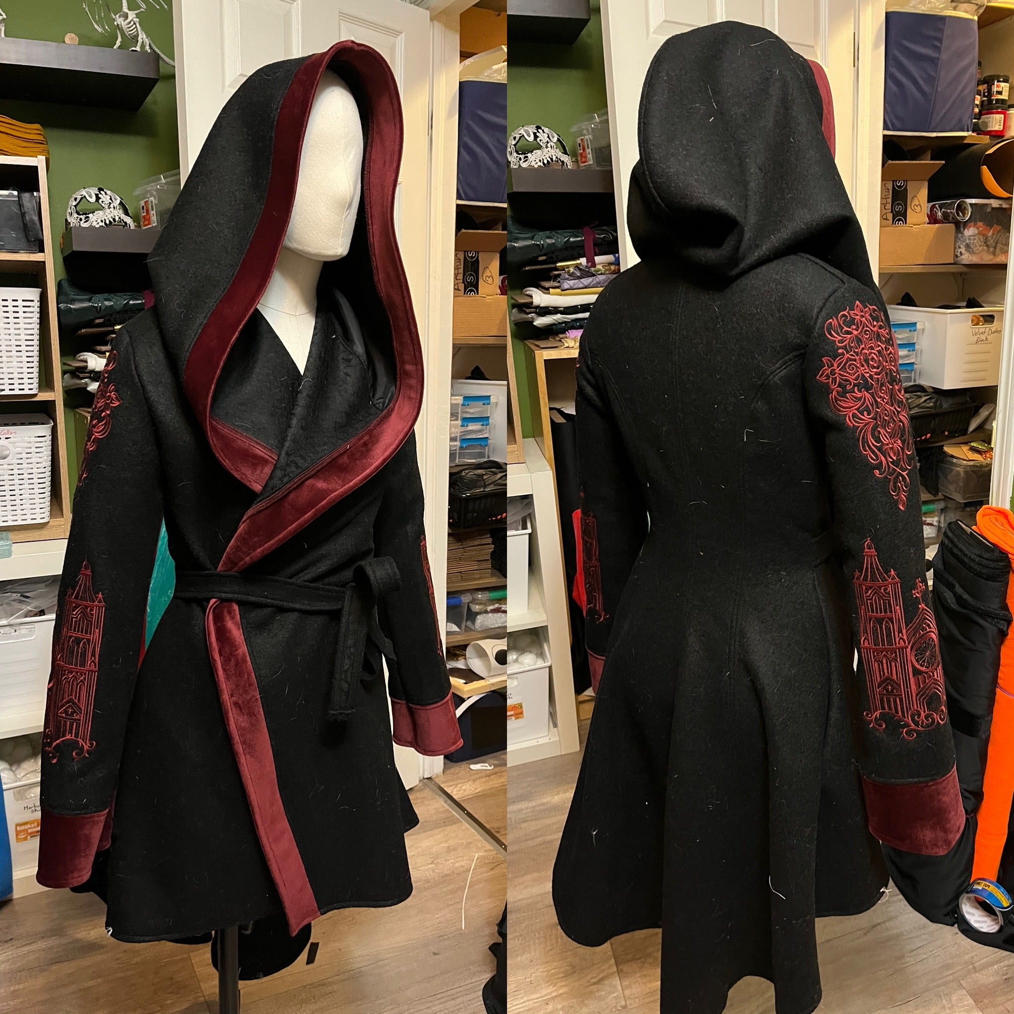 Cathedral Wool Coat – Raven Court Clothing